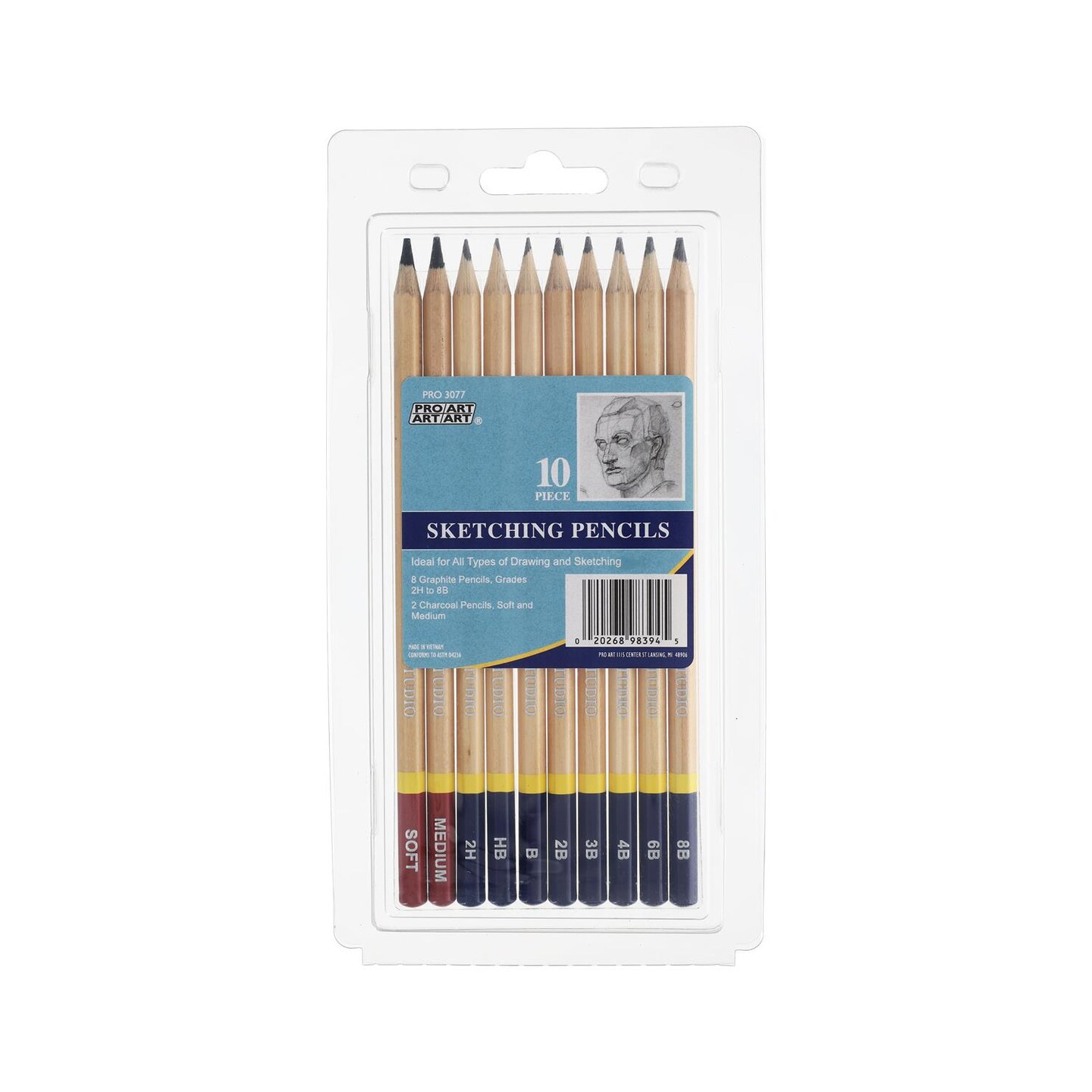 Pro Art Pencil Set Dry Media 10pc | Michaels