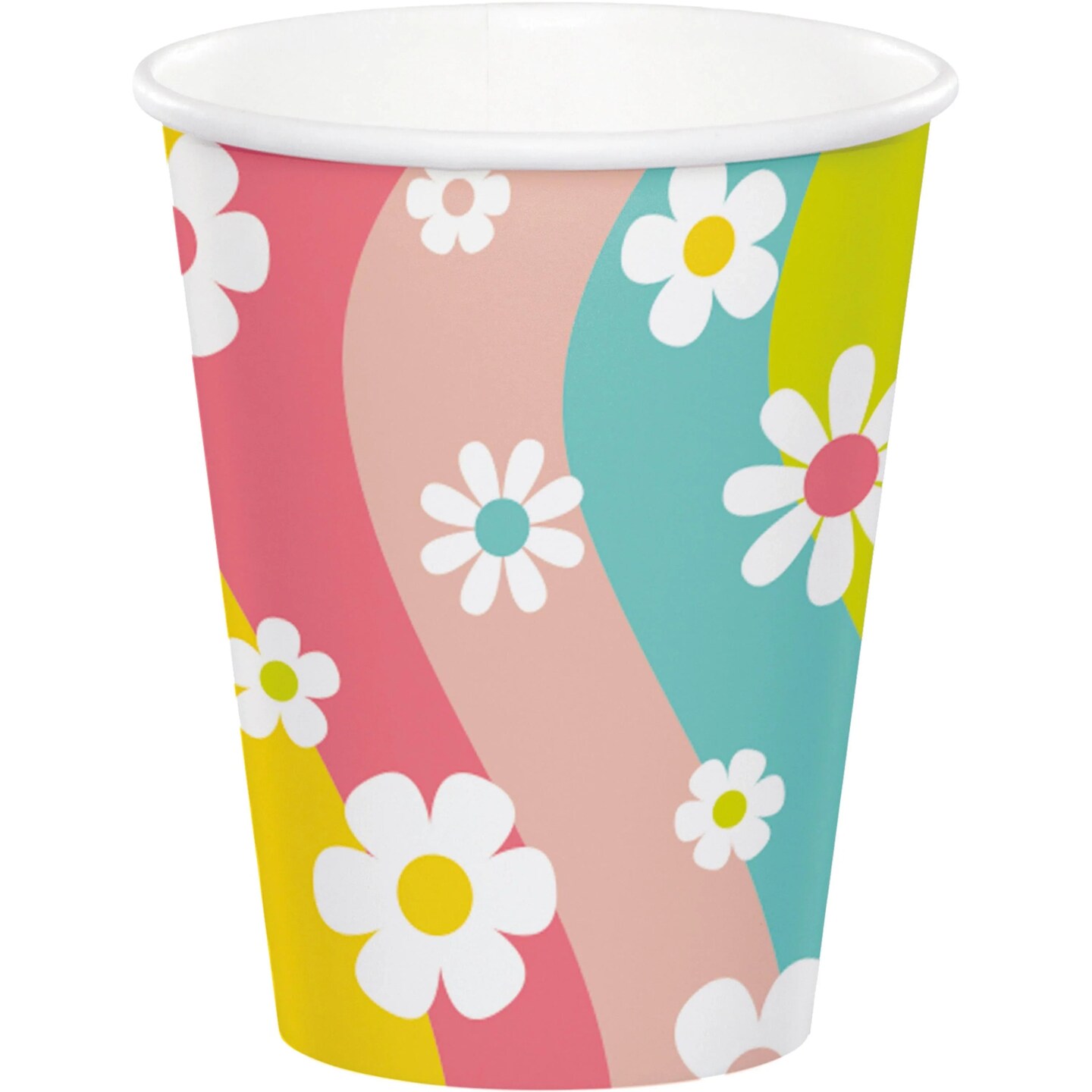Bulk Pack of 16 Flower Power Hot/Cold Cups 9Oz | Michaels