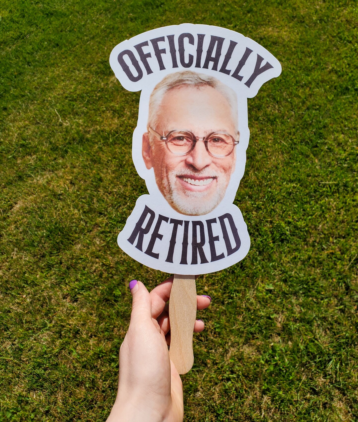 Officially Retired Face on a Stick, Custom Big Head, Big Head on a ...