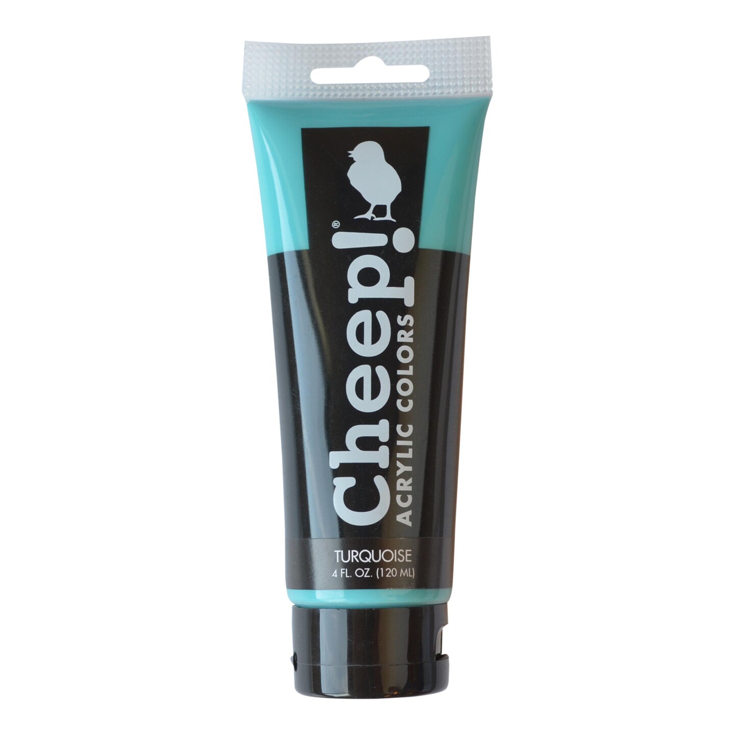 Cheep! Acrylic Paints, 4 oz. Tube - Turquoise, Perfect for Artists ...