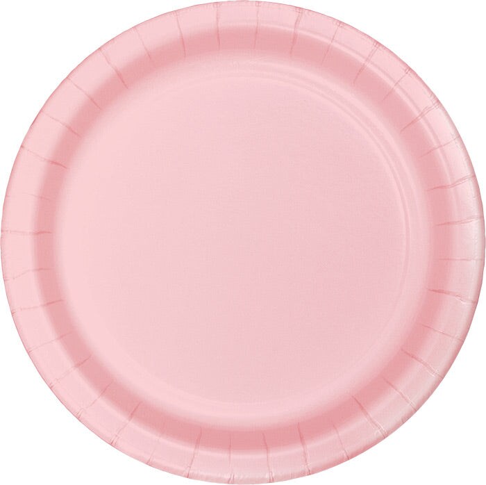 Classic Pink Paper Dessert Plates (24/Pkg) | Michaels