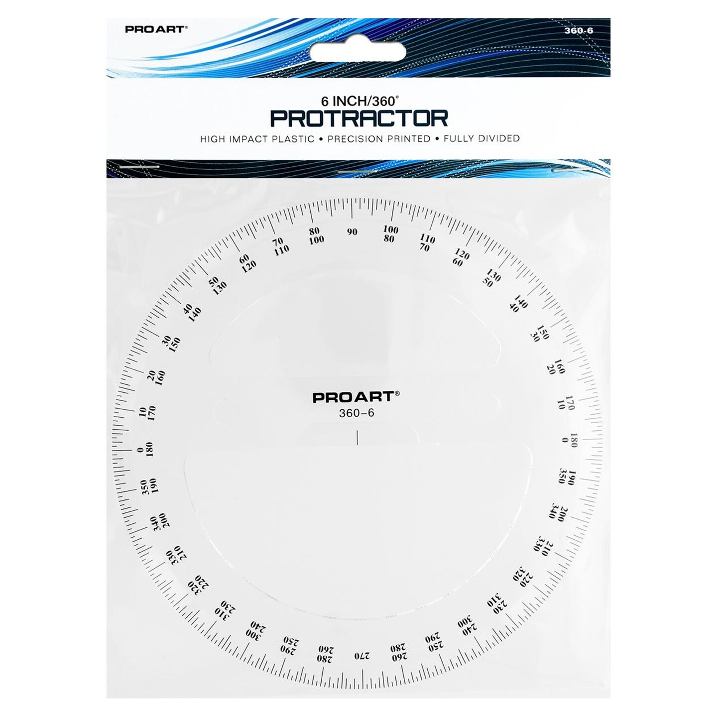Pro Art Protractor 360 Degree 6" | Michaels