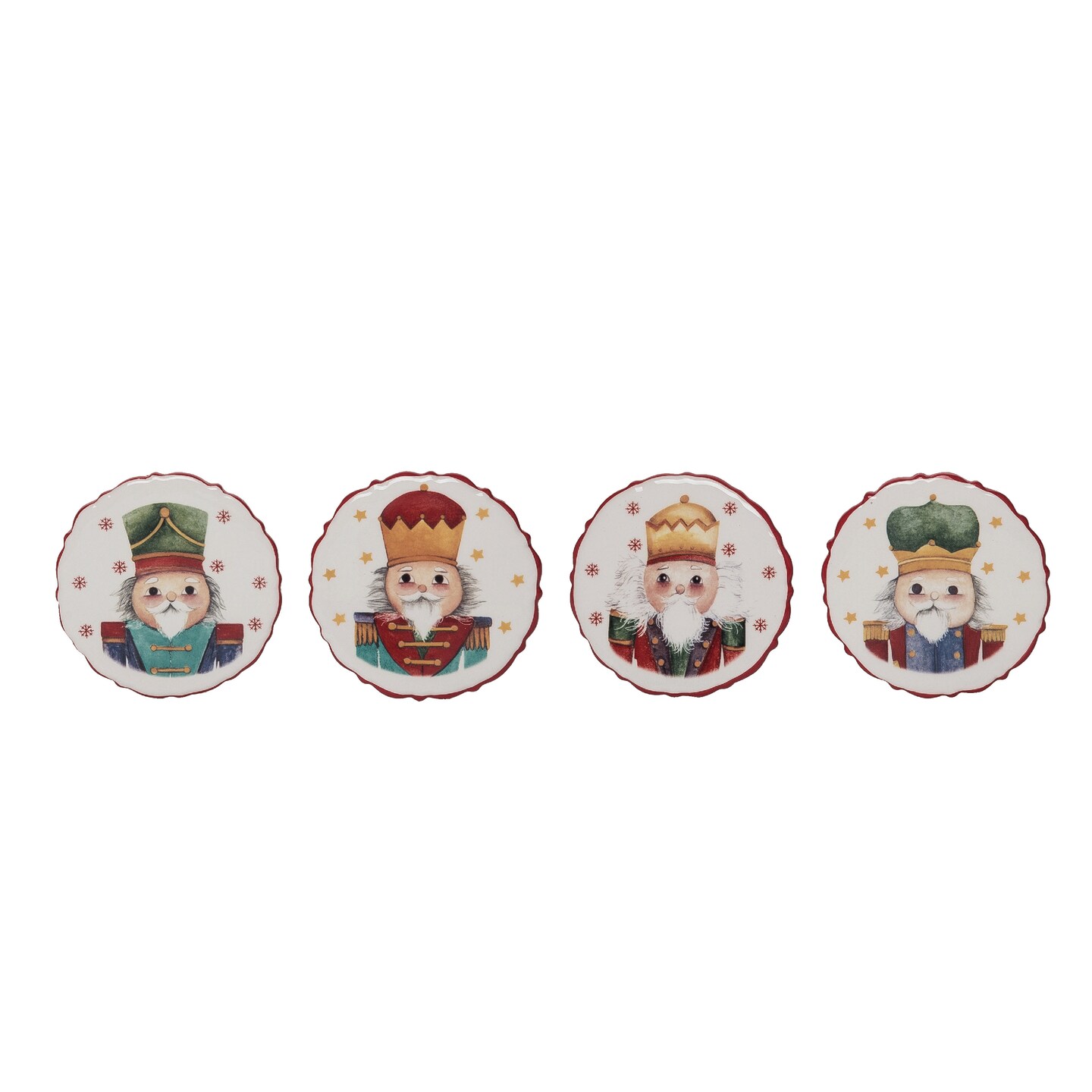 Dolomite Christmas Nutcracker Coasters Set of 4 - Multicolor, Color ...