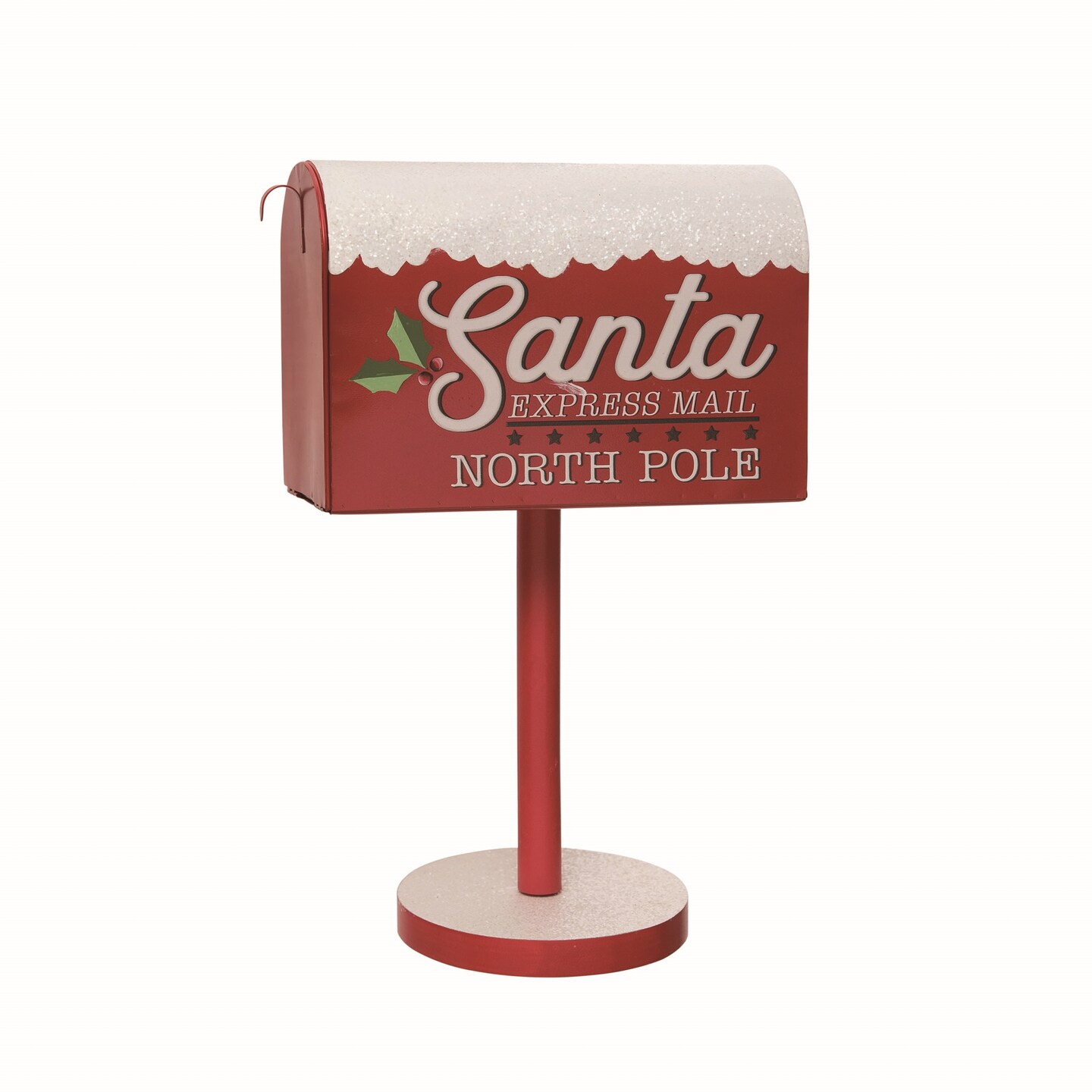 Red Metal Santa Standing Mailbox Festive Christmas Decor | Michaels