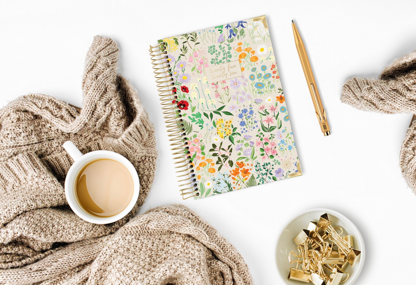 bloom daily planners 2025-26 Hard Cover Planner, 5.5" x 8.25", Garden ...