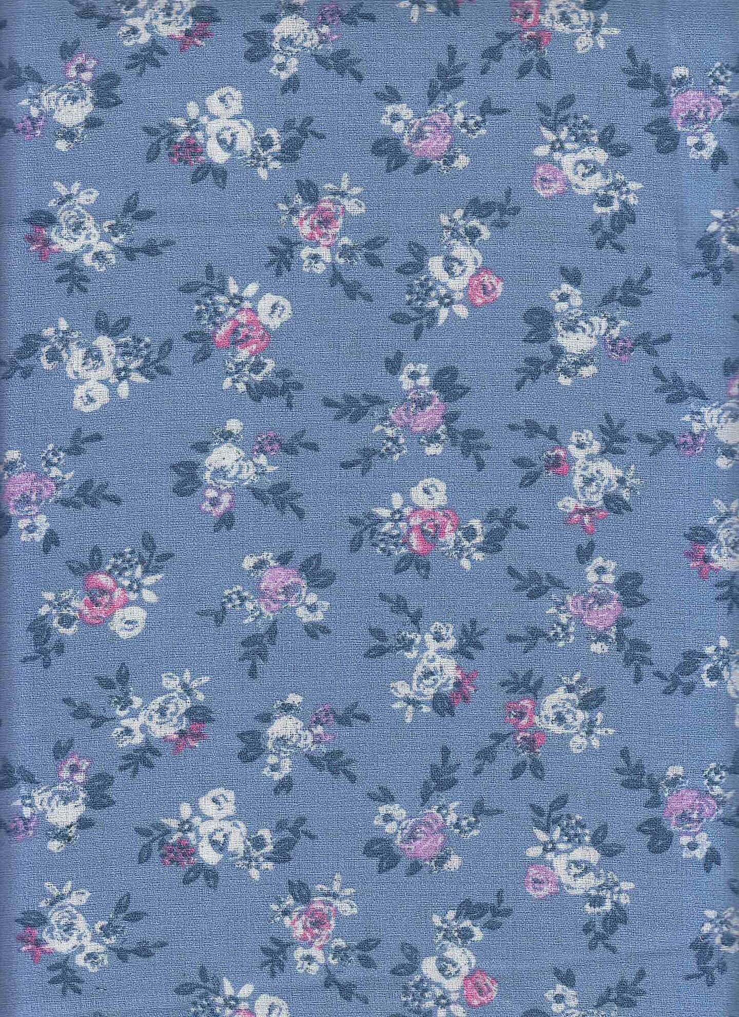 1 Yard Linen Look Printed Woven Fabric Durable Floral Design Drapery 58 ...