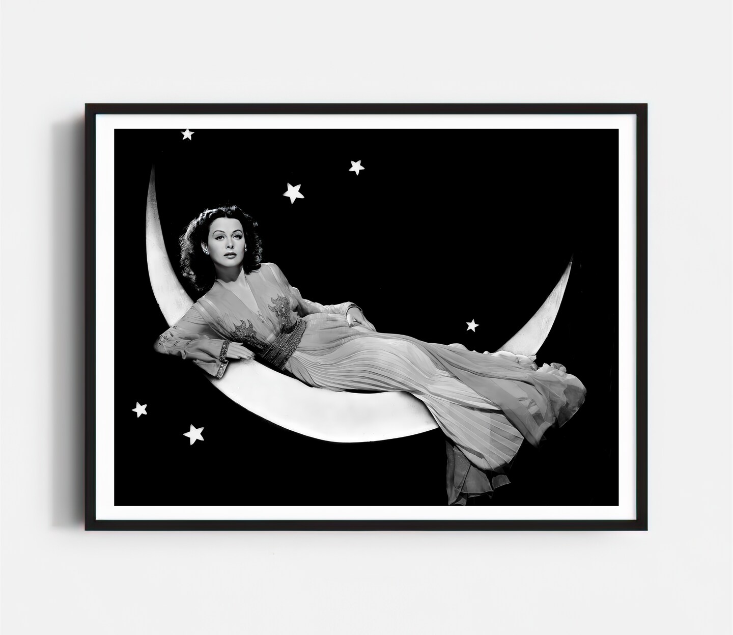 Hedy Lamarr publicity photo 'The Heavenly Body' c. 1943, black and ...