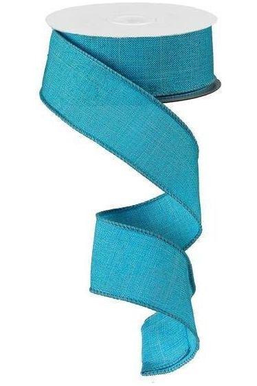 1.5" Royal Burlap Ribbon: Turquoise (10 Yards) | Michaels