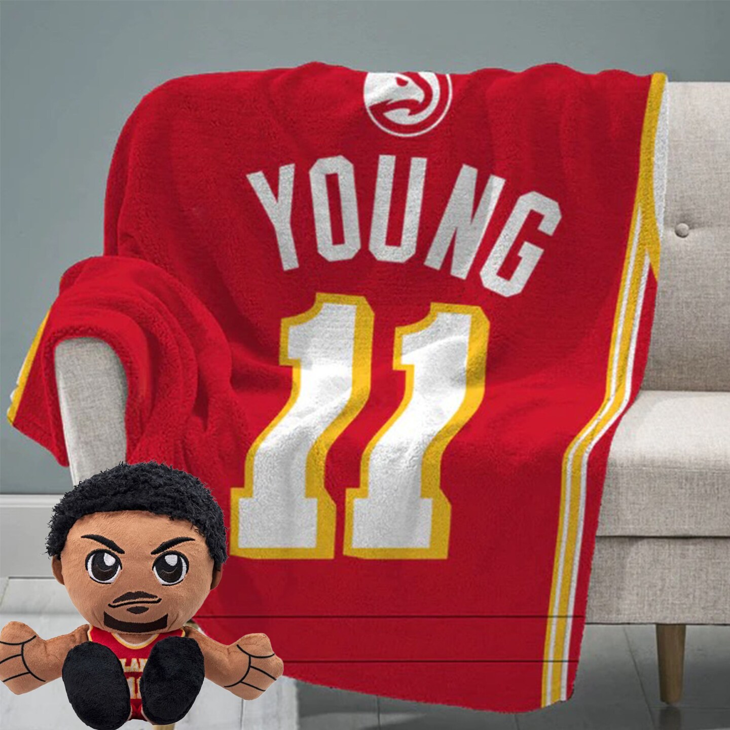 Sleep Squad NBA Atlanta Haws Trae Young x Kuricha Plushie Bundle | Michaels