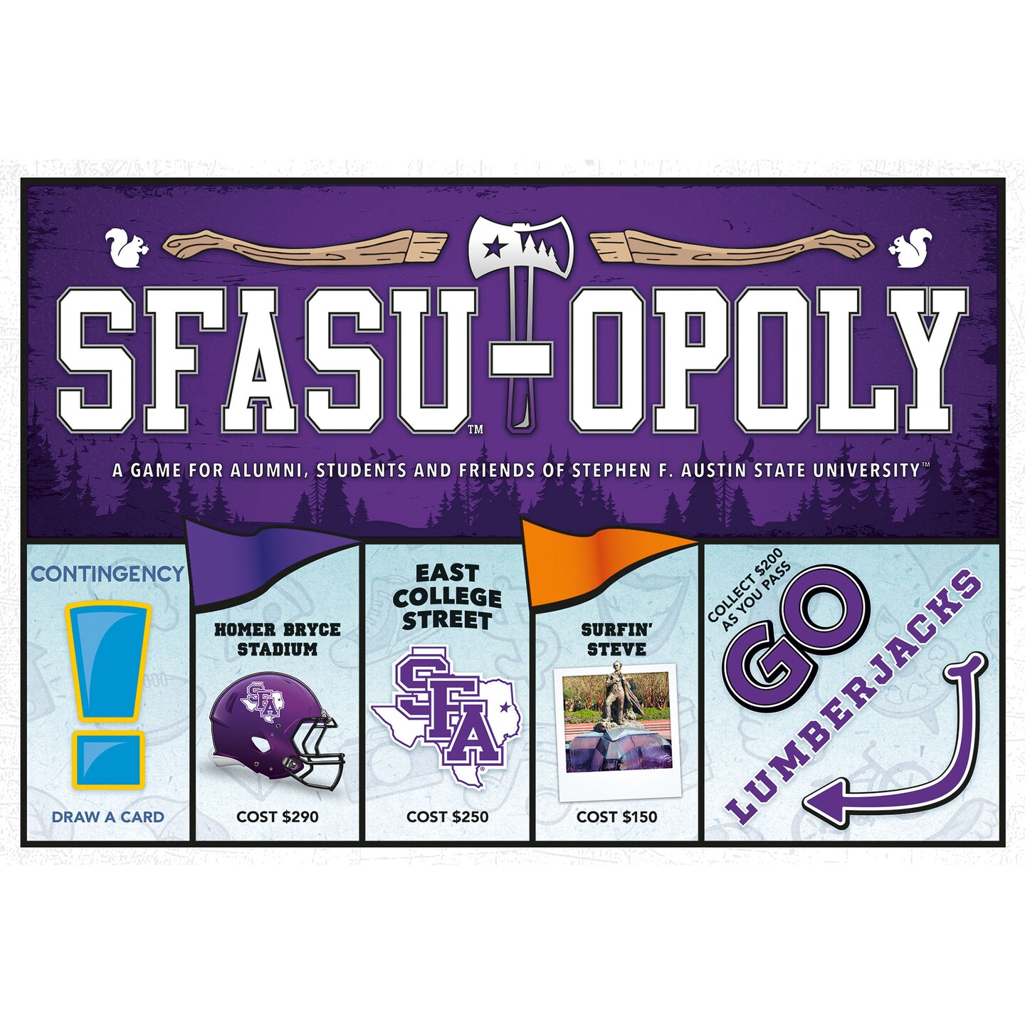 Late For The Sky: SFASU-Opoly Monopoly Board Game | Michaels
