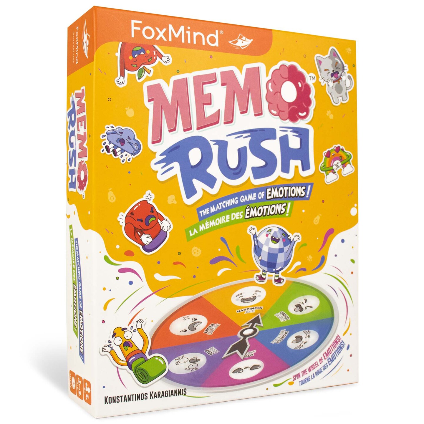 Memo Rush - FoxMind Games, The Matching Memory Game Of Emotions, Kids ...