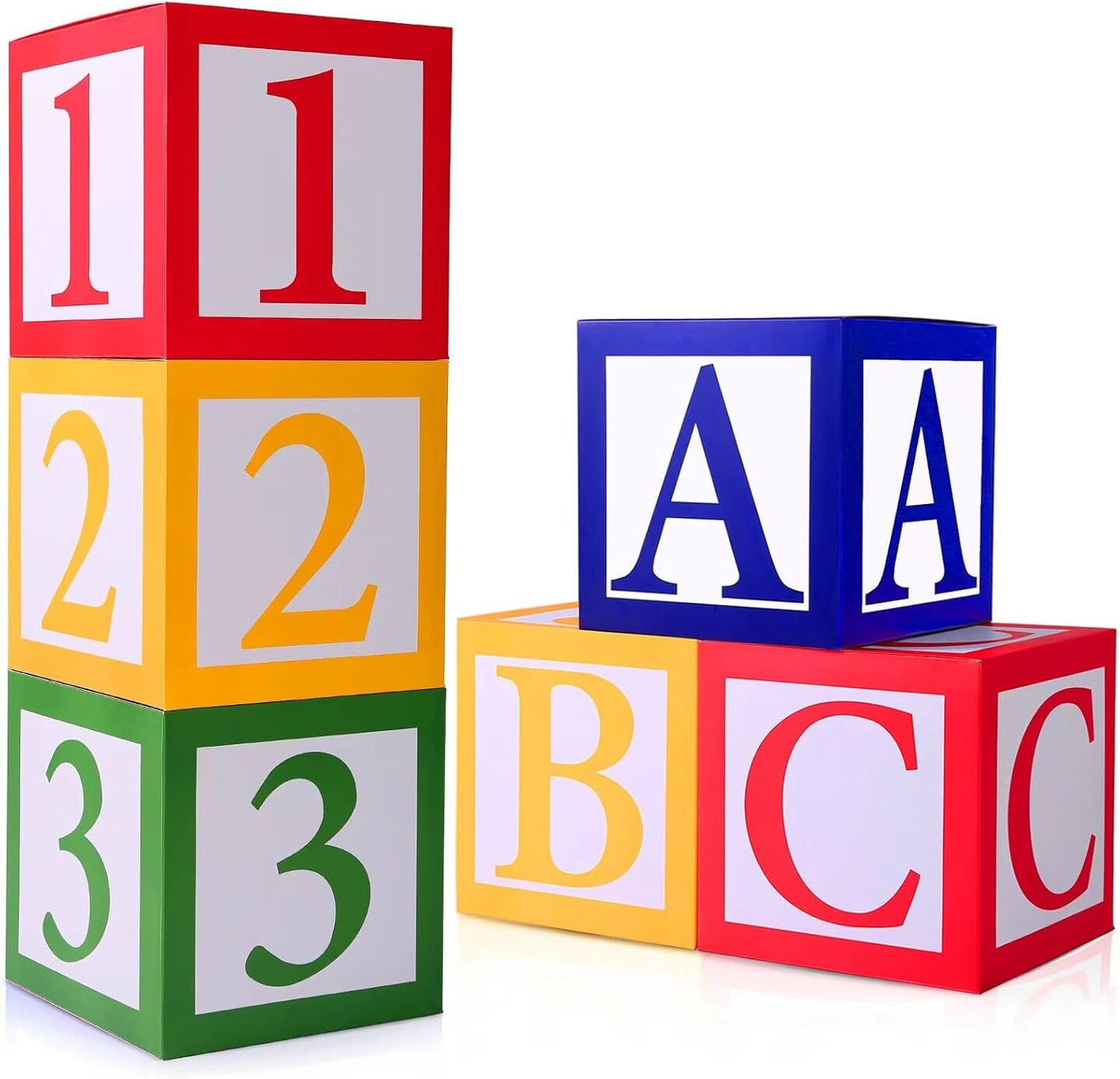 6 pcs ABC and 123 Friend Street Balloon Boxes | Michaels