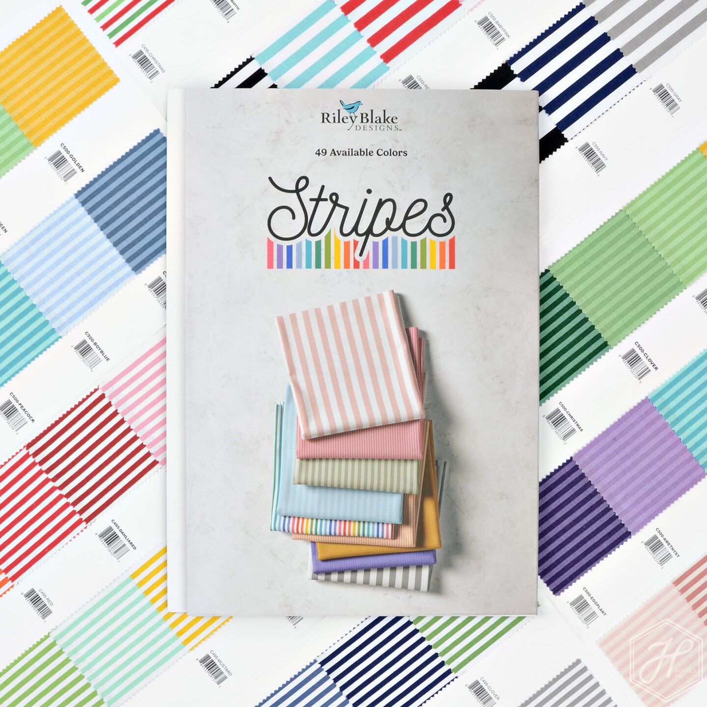 Stripes Color Swatch Card Panel (sw495) | Stripes | Riley Blake Designs ...