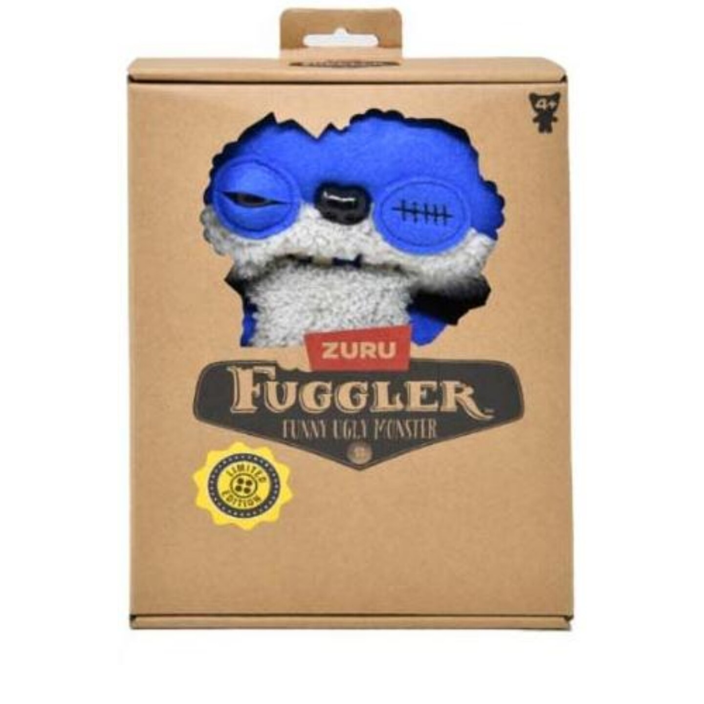 Zuru Fuggler Limited Edition Grey Funny Ugly Monster Plush Toy 9 Inch ...