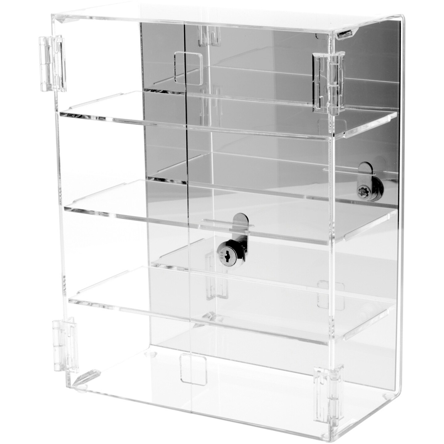 Plymor Clear Acrylic Rectangular Locking Display Case, 3 Shelves | Michaels