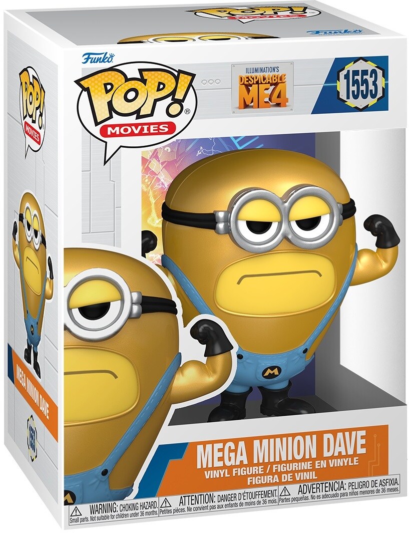 FUNKO POP! MOVIES: Despicable Me 4 - Mega Minion Dave [COLLECTABLES ...