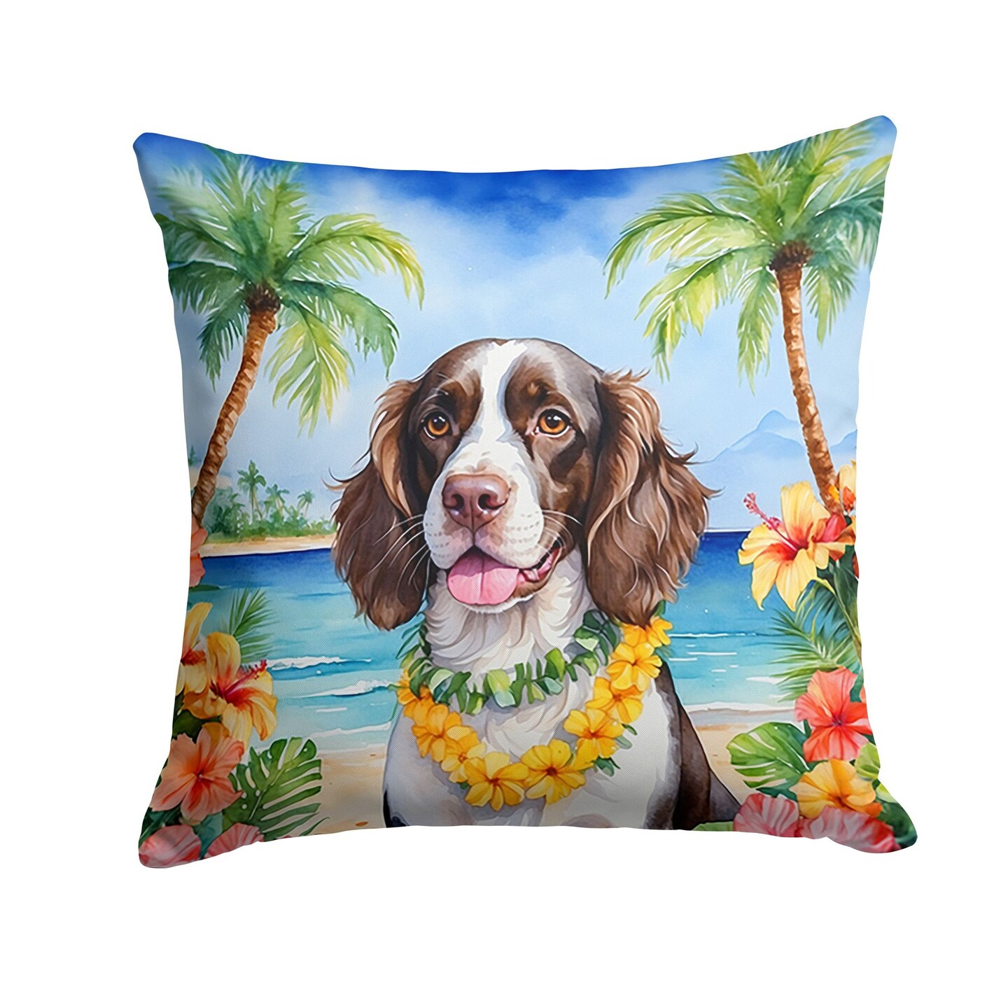 Edge Collections - 18" X 18" - Multicolor - English Springer Spaniel ...