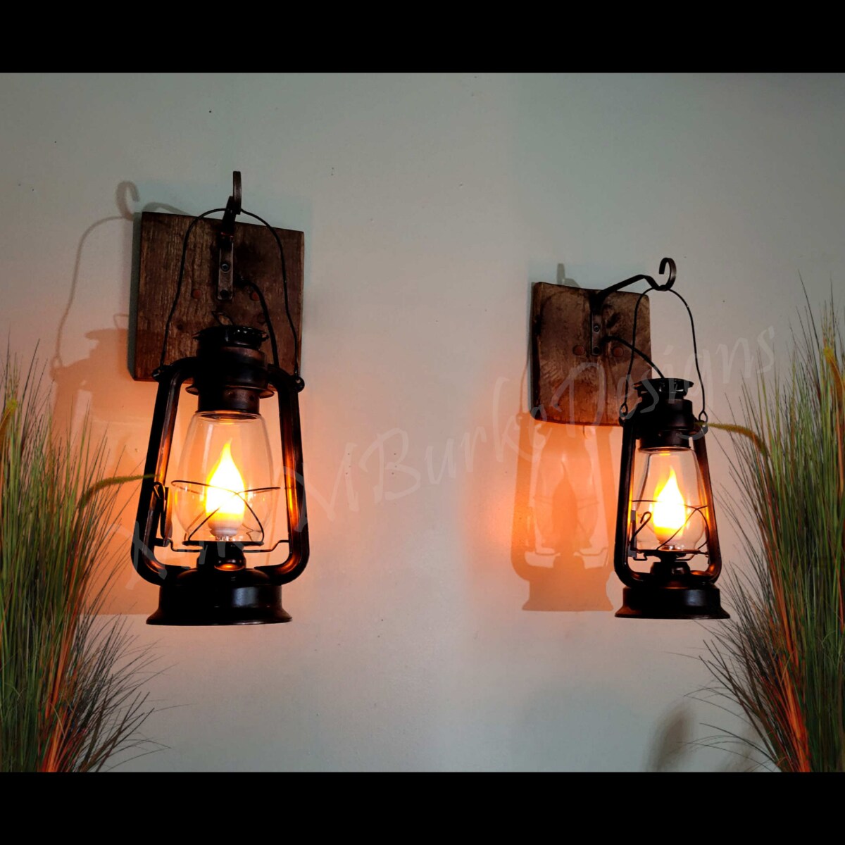 Antiqued Copper-Bronze Electric Rustic Lantern Wall Sconce, Rustic Wall ...
