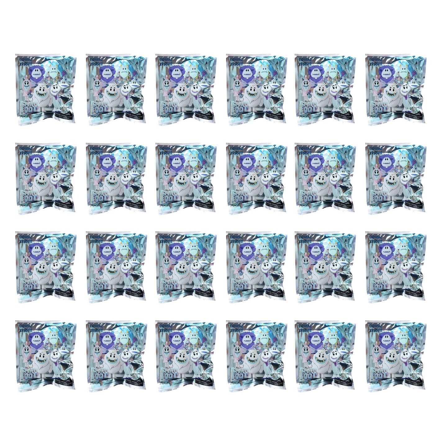 Small Foot Blind Bag Foam Figural Key Ring | Case of 24, Color ...
