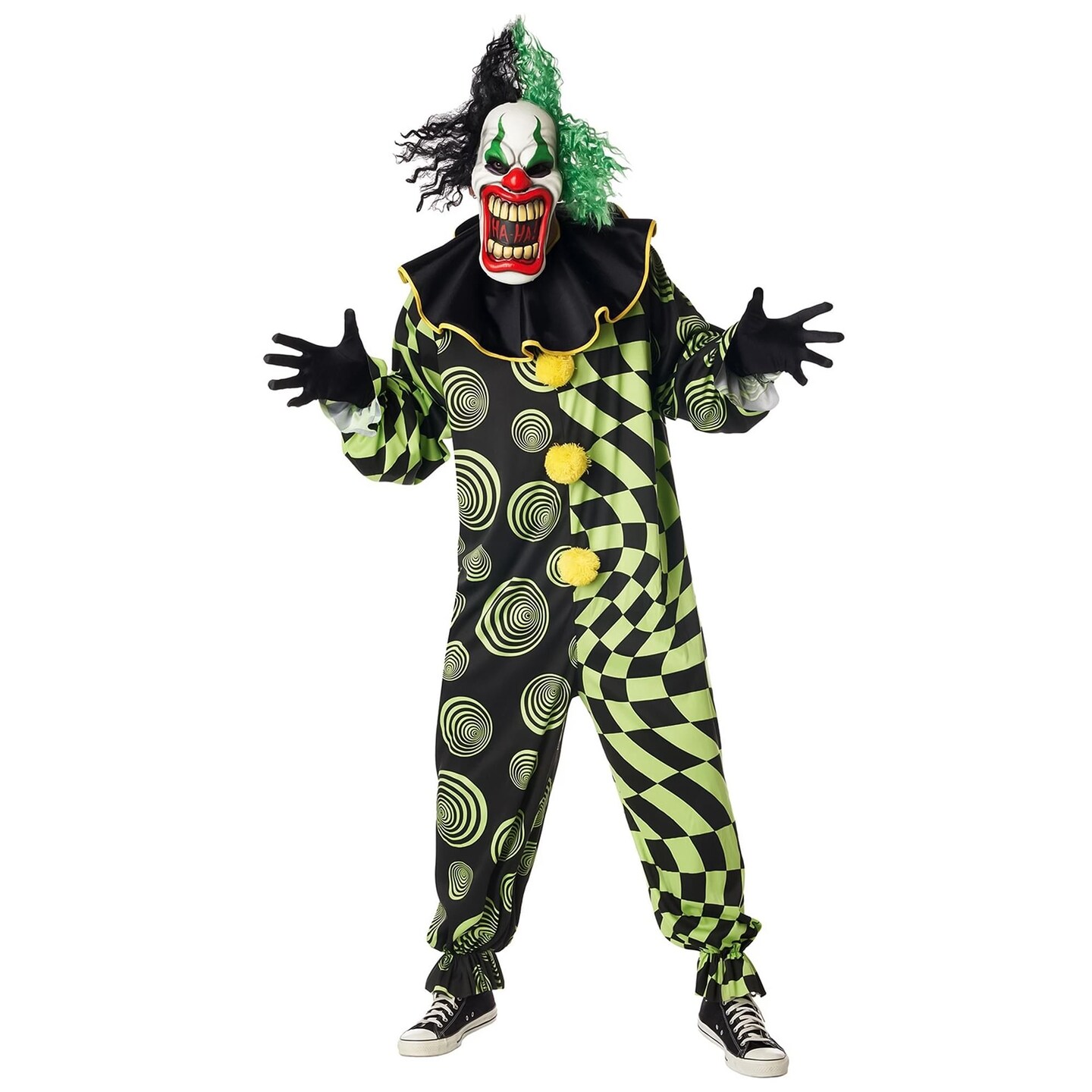 Funhouse Freak Scary Clown Adult Plus Size Costume | Michaels