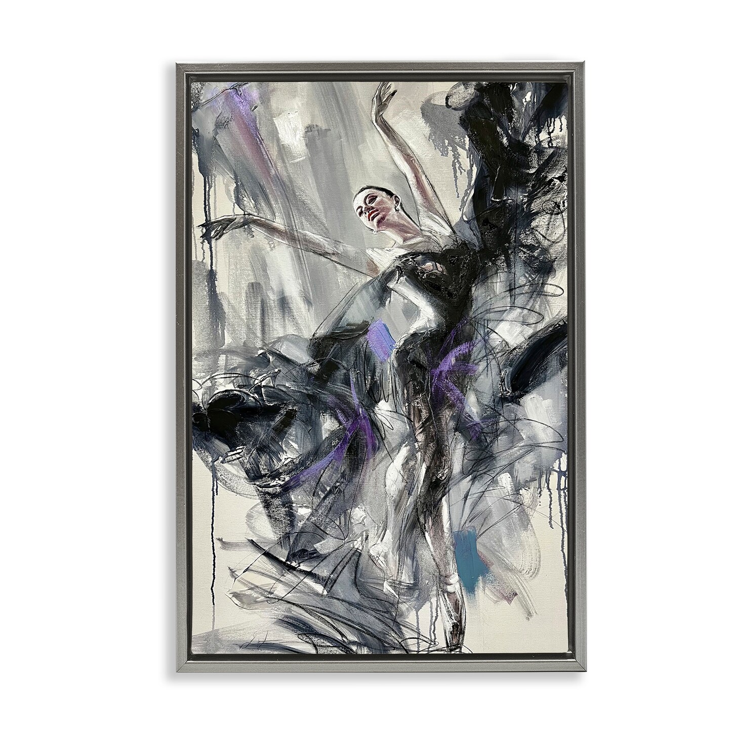 Stupell Industries Abstract Elegance Dancer Floating Frame Design by ...