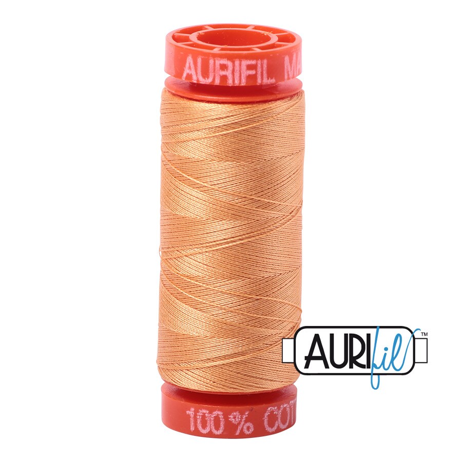 Golden Honey (2214) | 50wt Small Spool (200M / 220Y) | Aurifil Thread ...