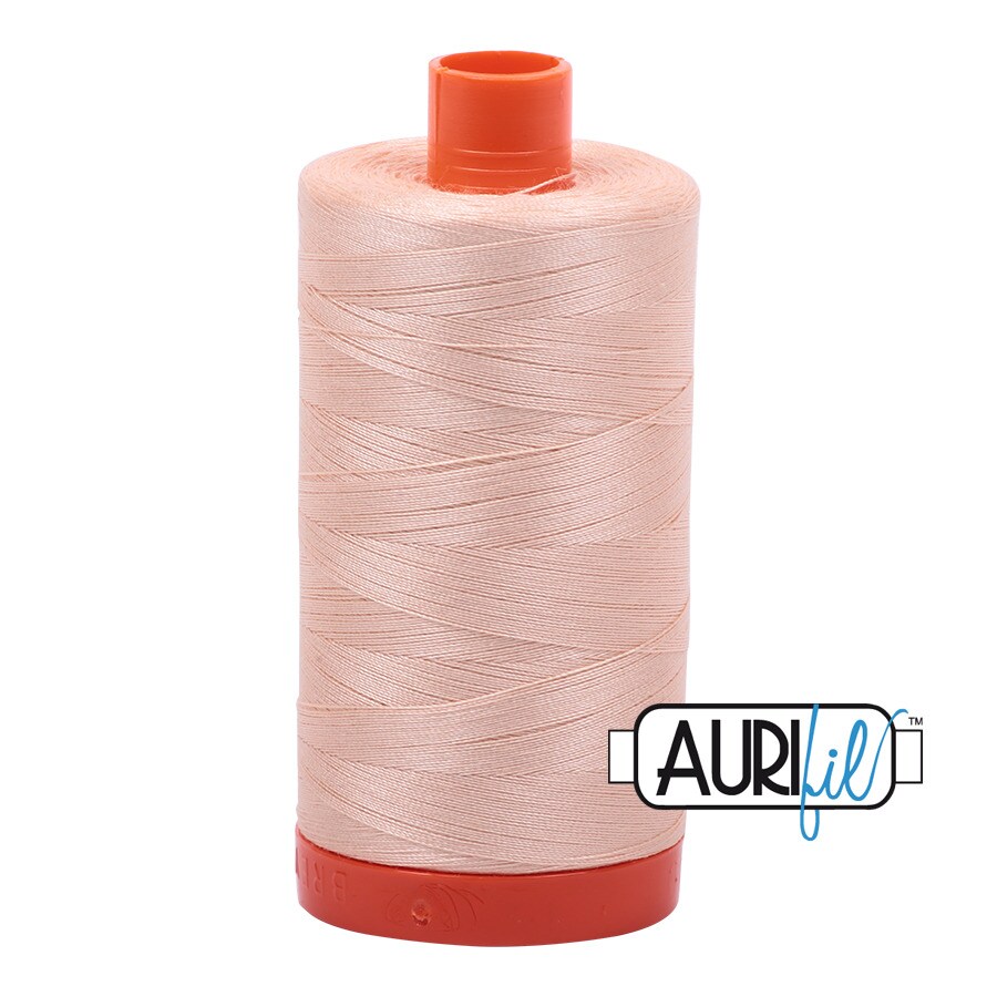 Flesh (2205) | 50wt Large Spool (1300M / 1422Y) | Aurifil Thread | Michaels
