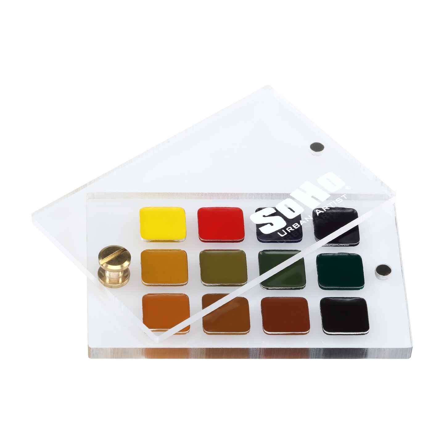 SoHo Urban Artist Pocket Slide Watercolor Paint Set of 12 ...
