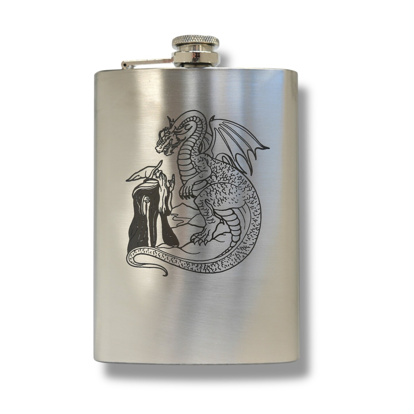 8oz Wizard and Dragon Stainless Steel flask | Michaels