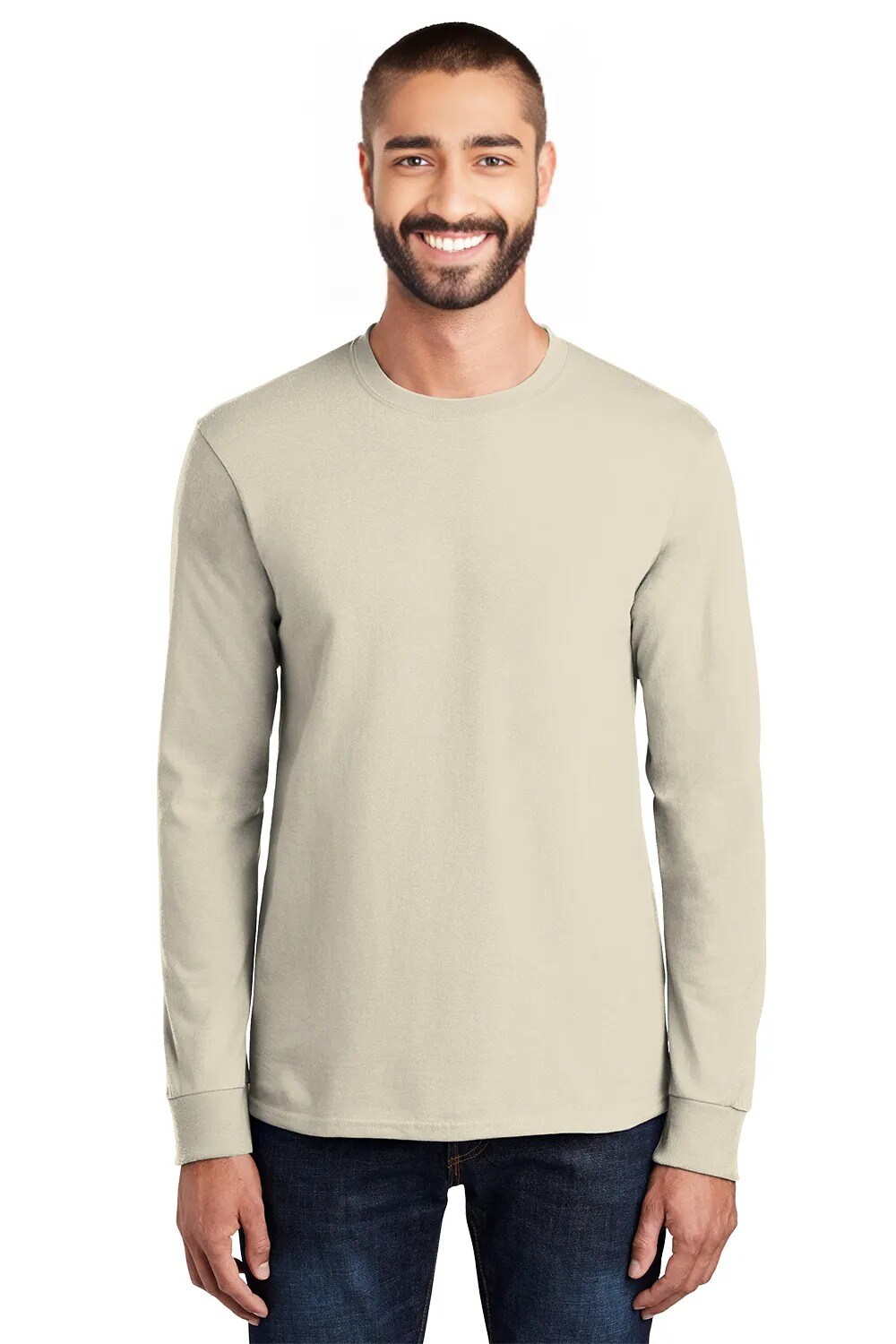 Port & Company® Crew Neck Long Sleeve Essential Tee | Michaels