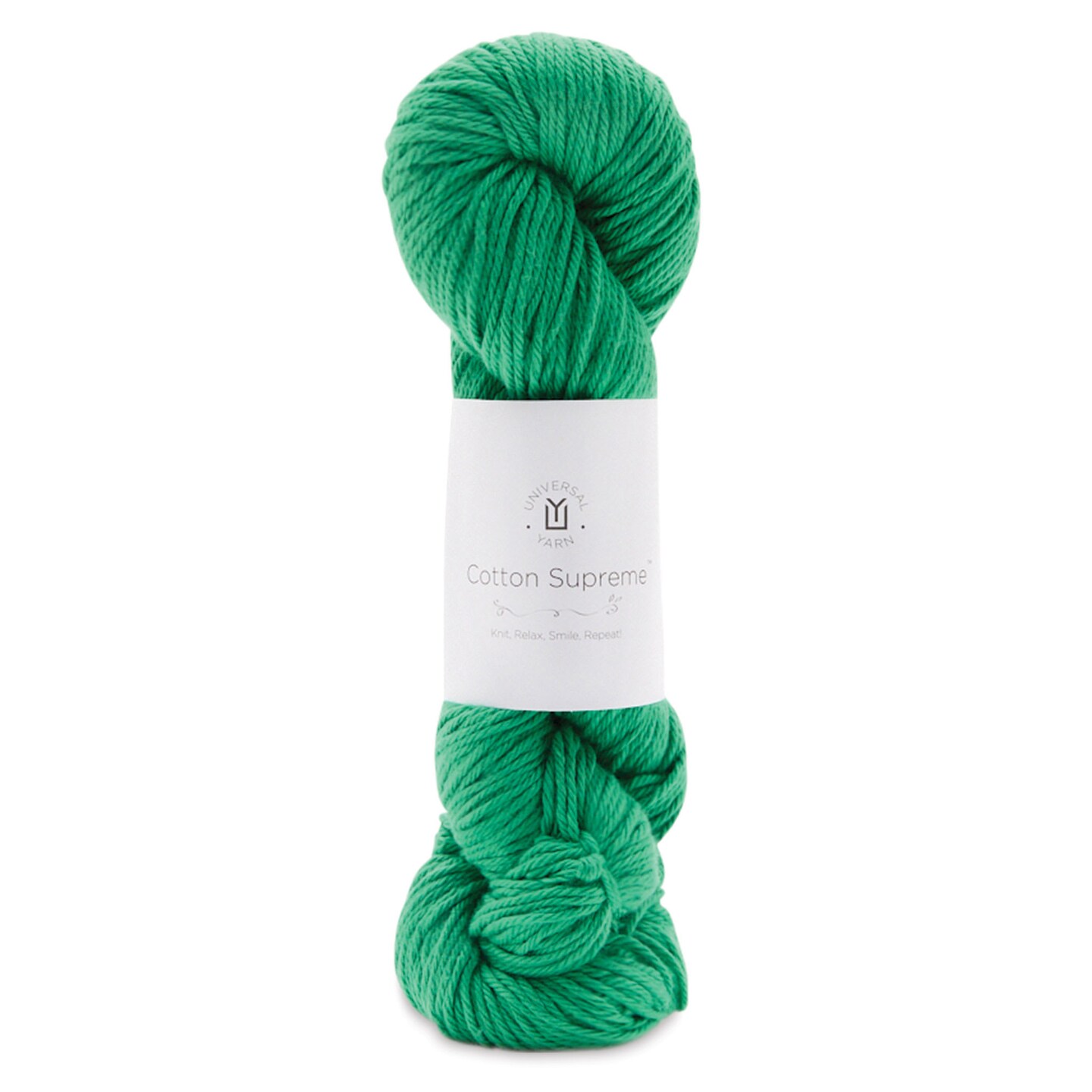 Universal Yarn Cotton Supreme - Emerald, 180 yds, Count: 1, Model: CSUP ...