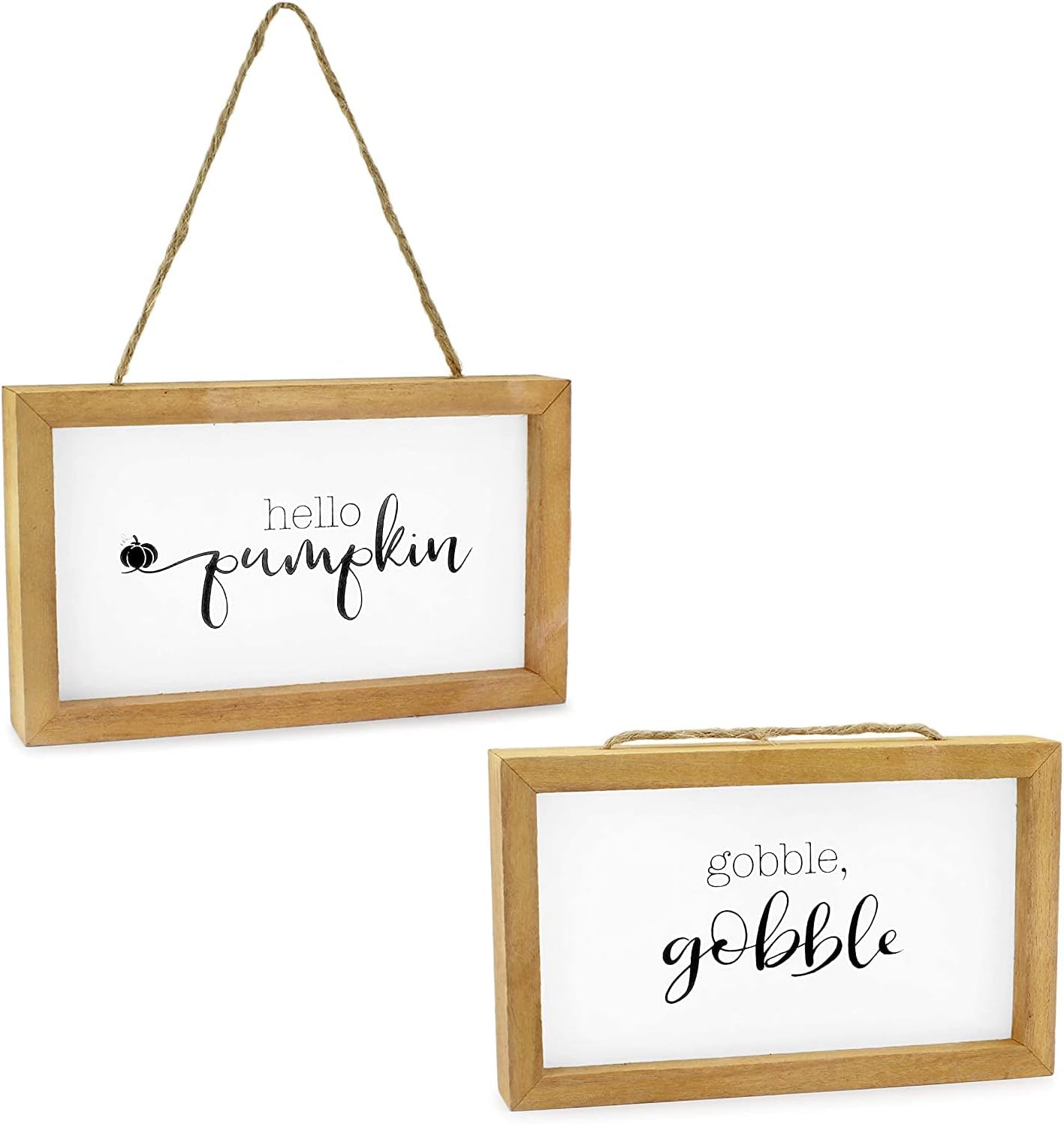 Set of 2 Fall Theme Wood Signs Wall Decor(8.5 x 5 inches) | Michaels
