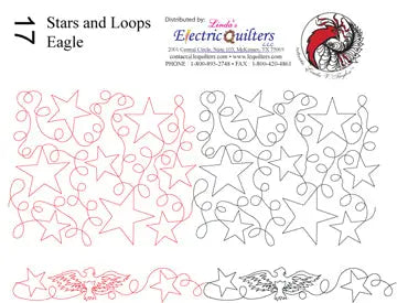 017 Stars and Loops (Eagle) Pantograph by Linda V. Taylor | Michaels