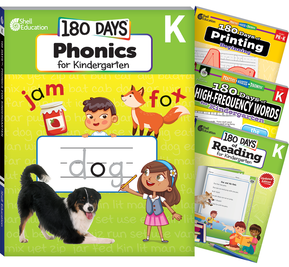 180 Days™ Phonics, High-Frequency Words, Reading 2nd Edition, and ...