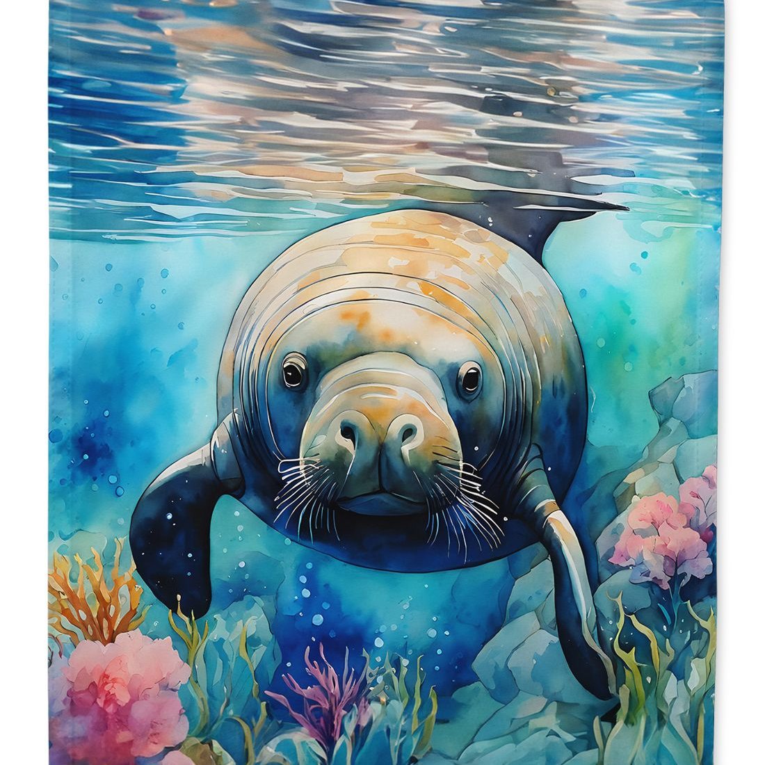 Edge Collections - 28" X 40" - Multicolor - Manatee Large Size Porch ...