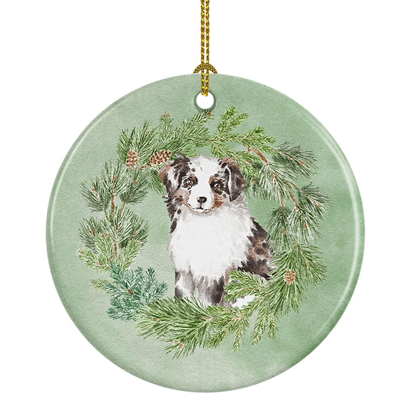 Edge Collections - 2.80" X 0.15" - Blue - Australian Shepherd Puppy ...