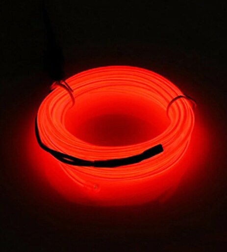 9ft Neon LED String Light — Portable, Flexible, Battery Operated with ...