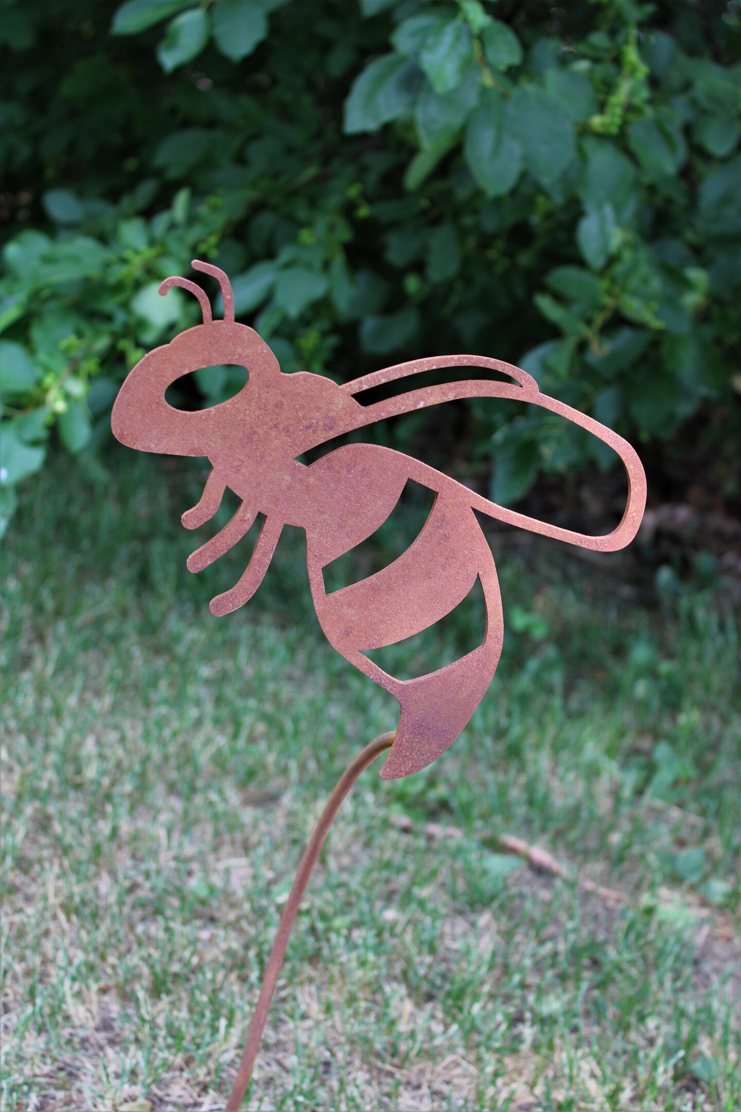 Bee Metal Garden Stake 22 Inches Tall | MakerPlace by Michaels