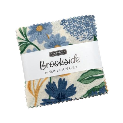 Fabric Moda Precuts Brookside 42pc 2.5x2.5" Mini Charm Pack 36080MC ...