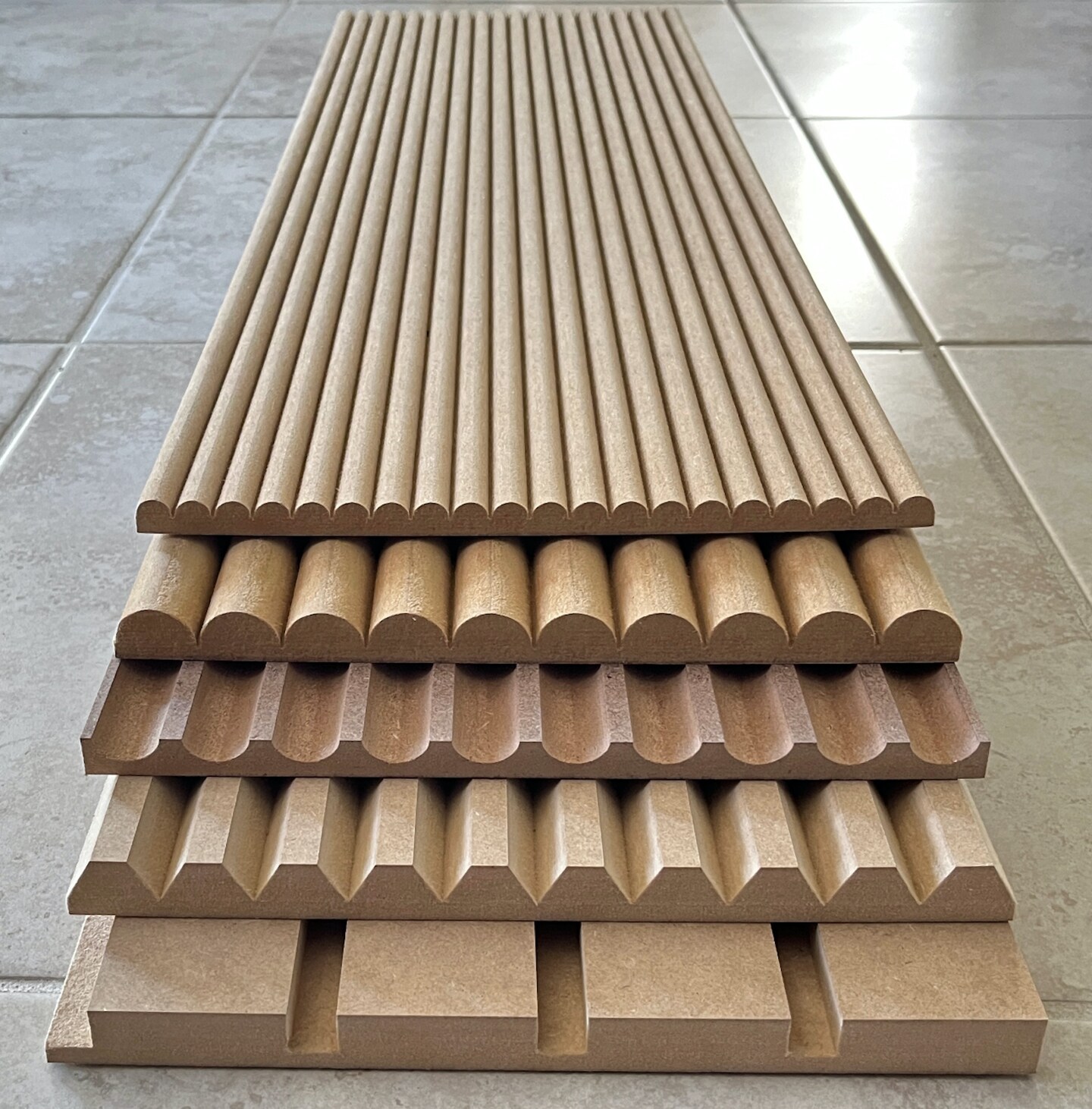 3D MDF Wall panels: Reeded wall panels, Fluted Wall panels, Slat wall ...