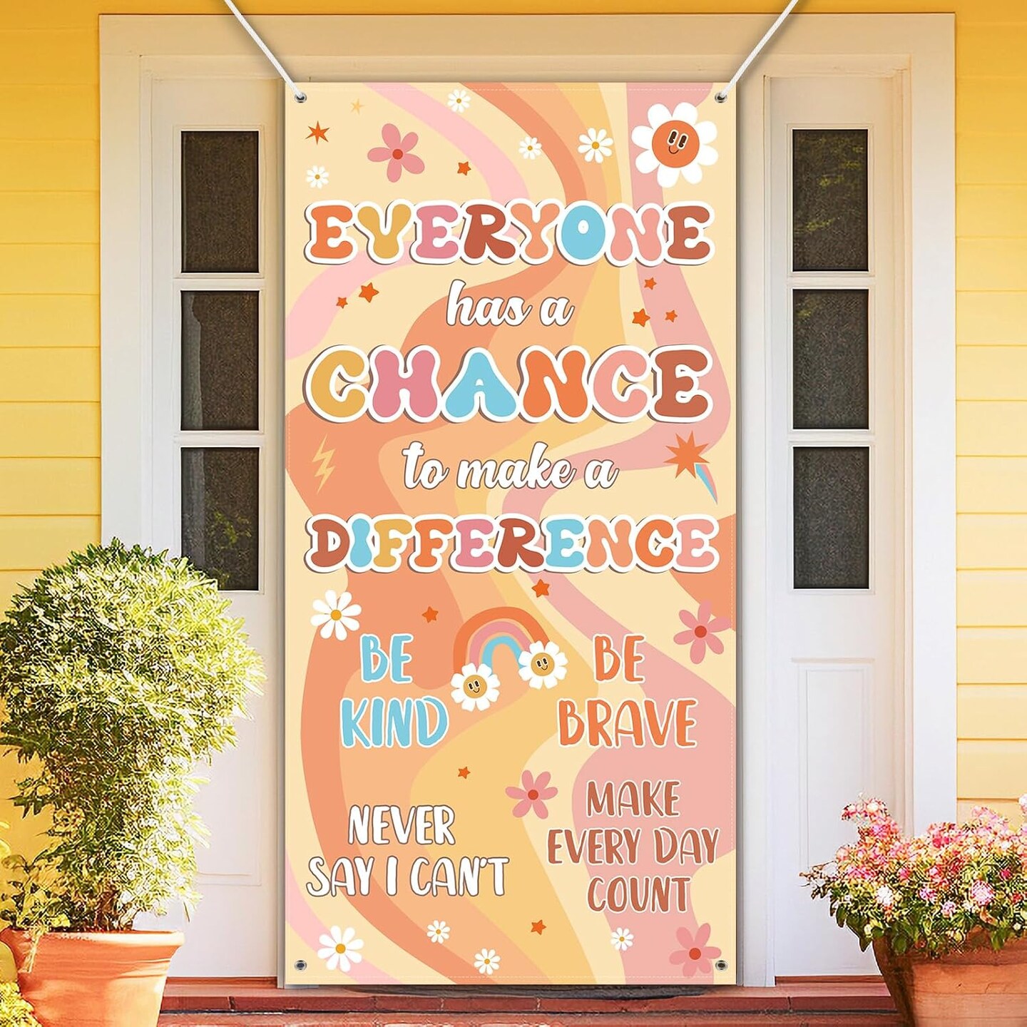 Welcome Back to School Banners Boho Daisy | Michaels