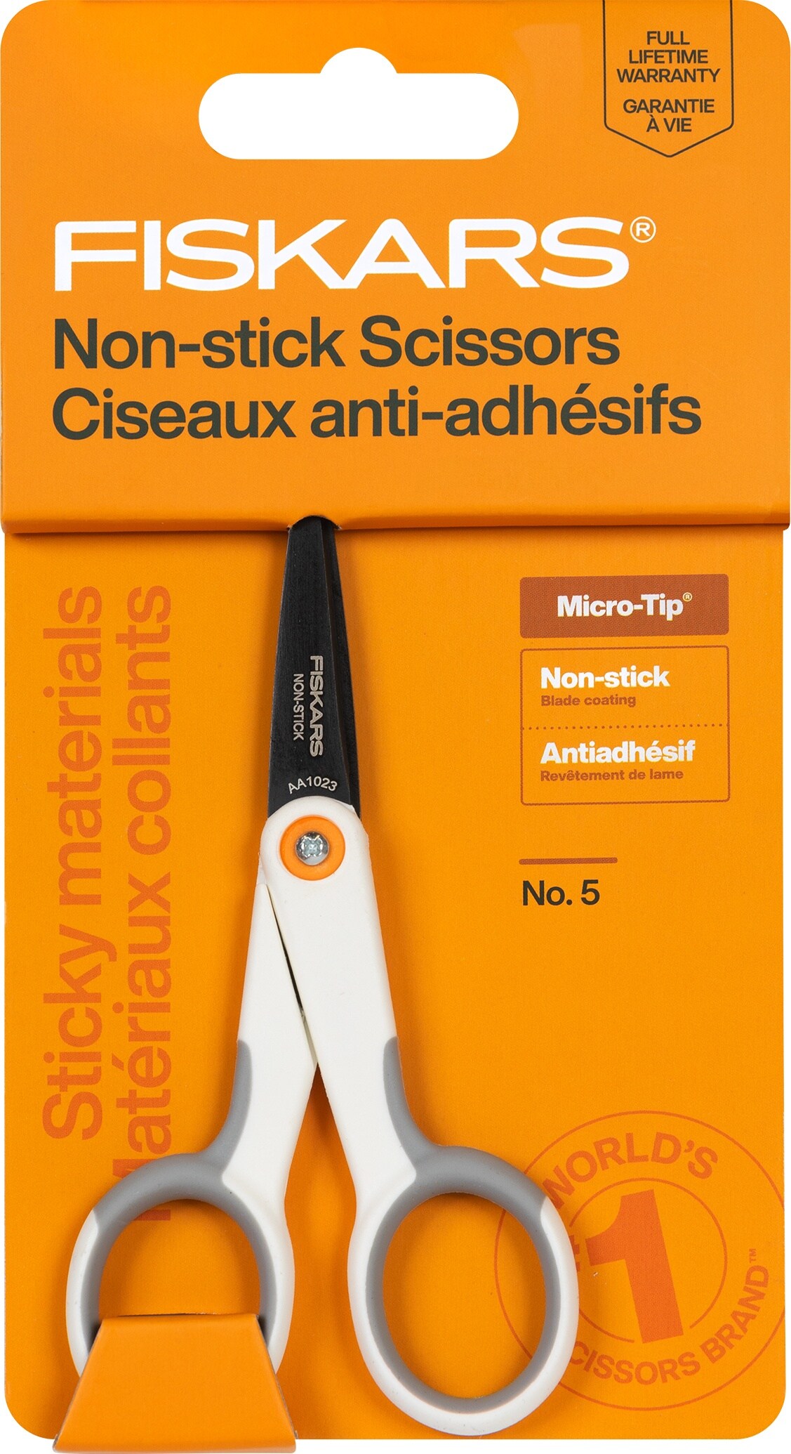 Fiskars Non-Stick Detail Scissors 5"-5" Micro-Tip | Michaels