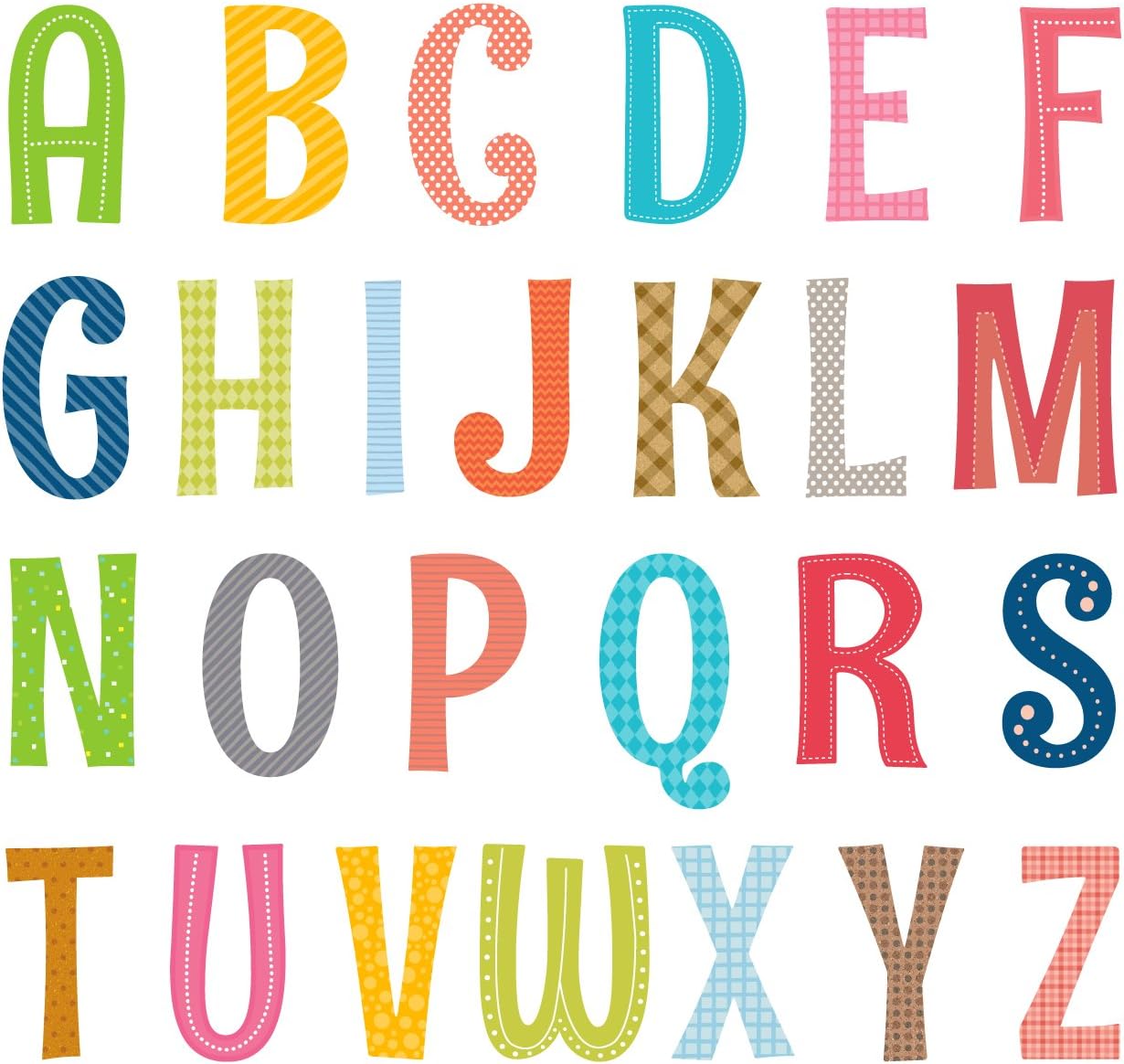 Uppercase Alphabet ABC Letter Kids Wall Stickers | Michaels