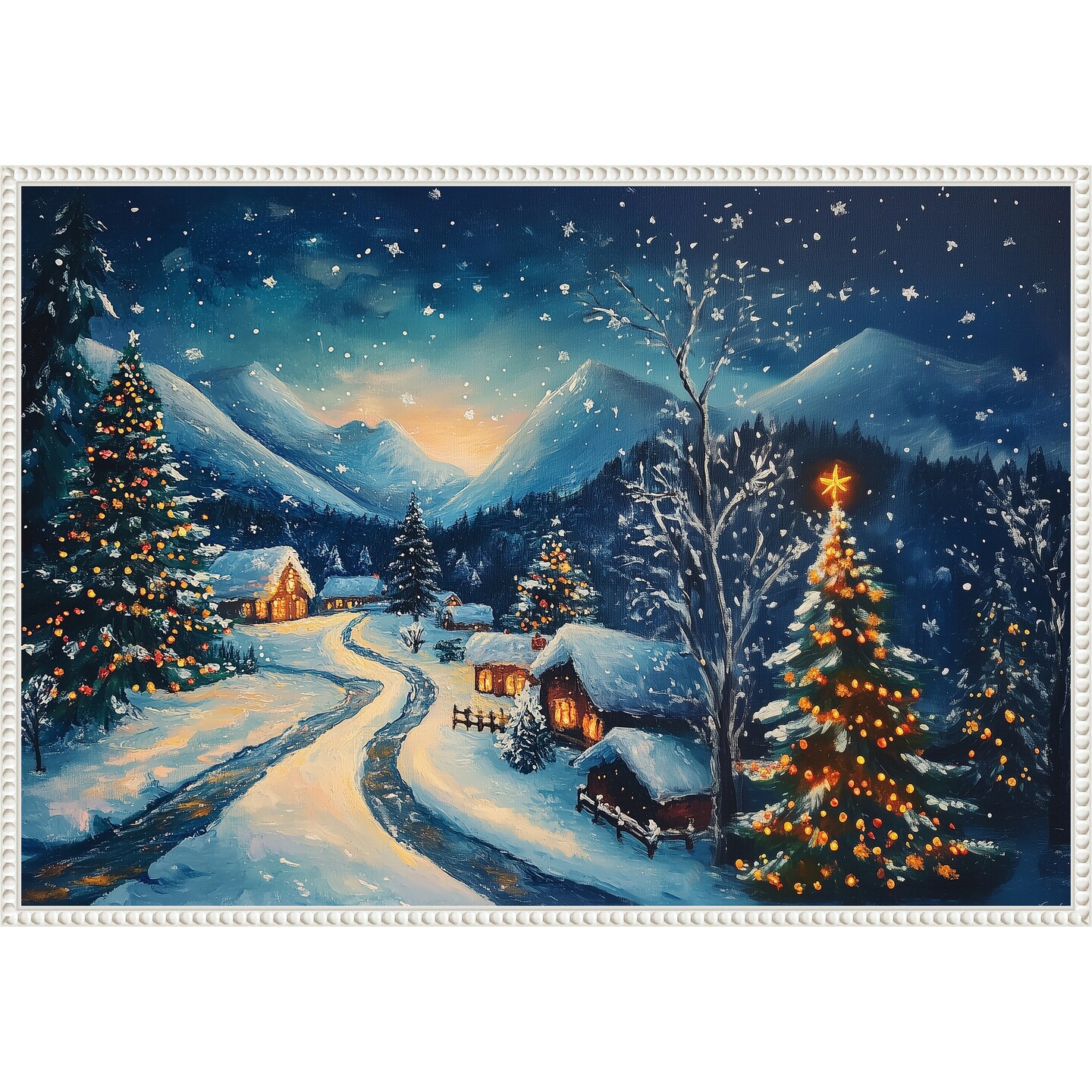 Winter wonderland Night by Pictufy Framed | Michaels