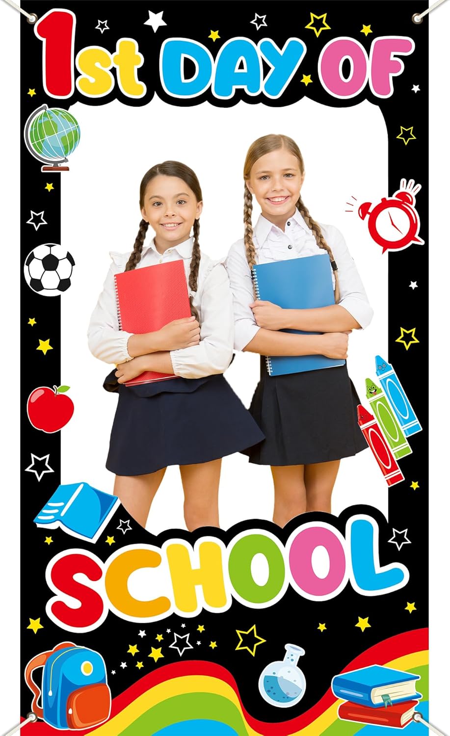 First Day of School Decorations Welcome School Photo Booth Props ...