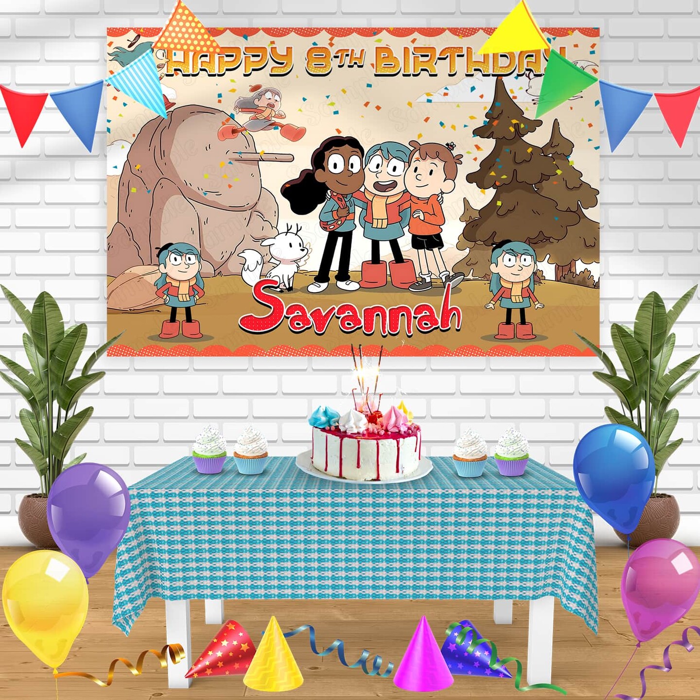 Hilda TV Series Netflix Birthday Banner Personalized Party Backdrop ...