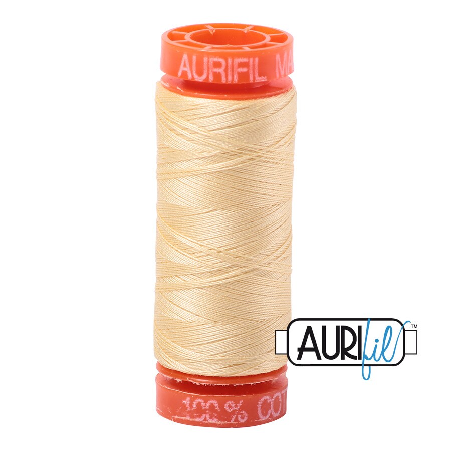 Champagne (2105) | 50wt Small Spool (200M / 220Y) | Aurifil Thread ...