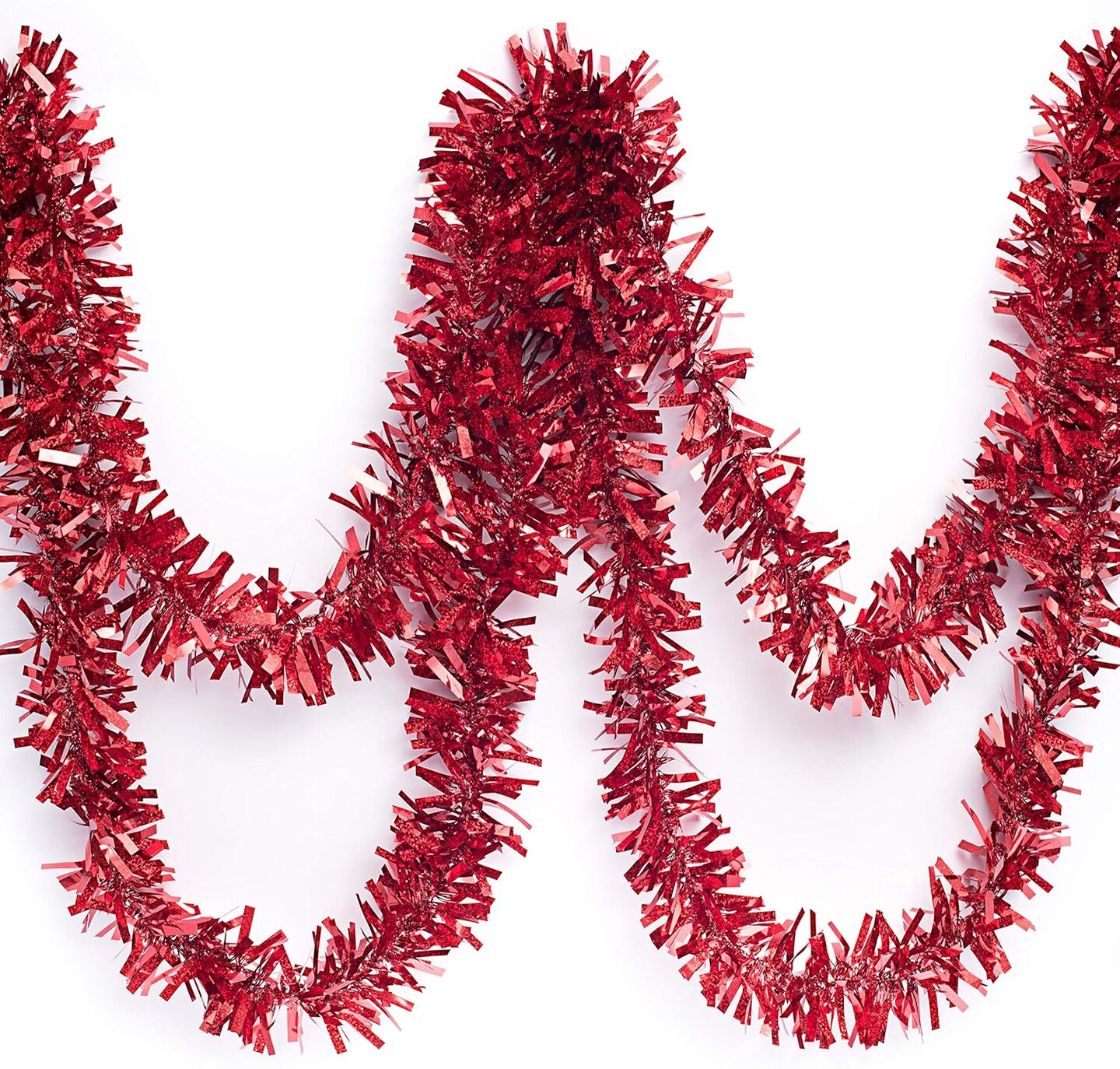 4 inches Wide x 25 ft Long Holiday Garland Decor for Parties and ...