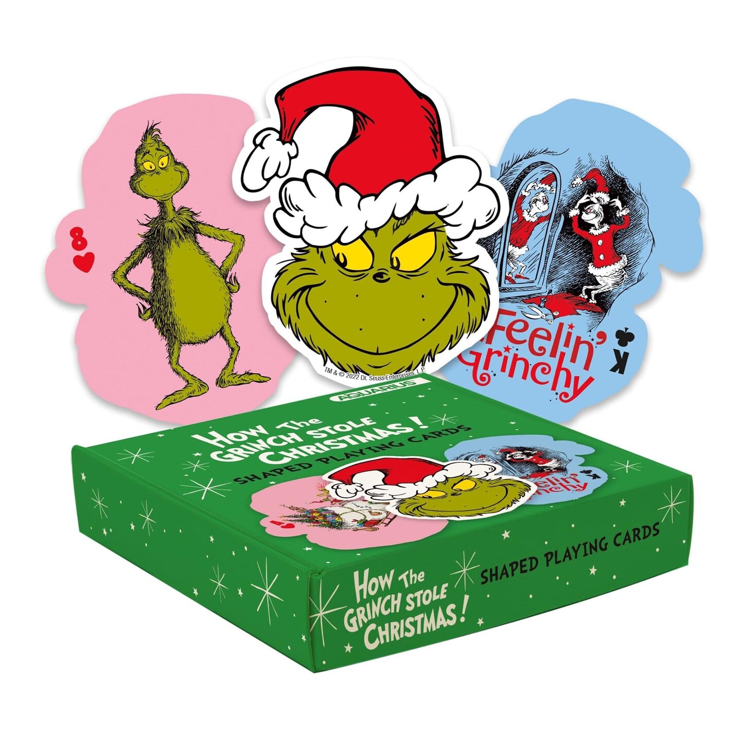 Grinch Christmas Shaped Playing Cards | Michaels
