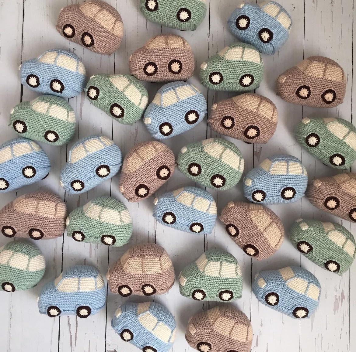 Crochet Car, Amigurumi Car Set, Crochet Toy Cars | MakerPlace by Michaels